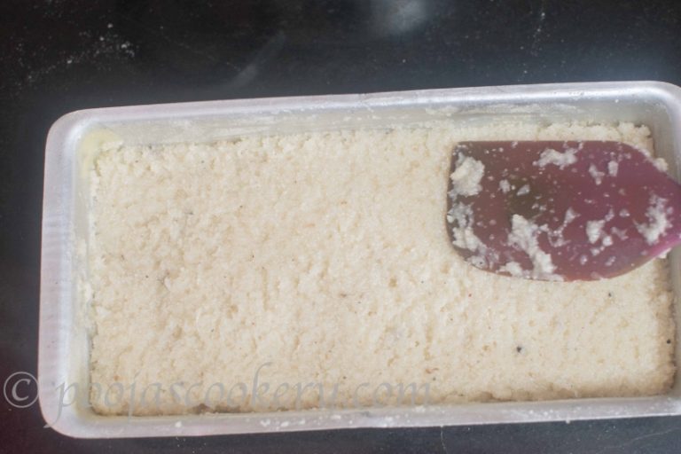 Goan Eggless Baath Cake | Sooji Coconut Cake – Pooja's Cookery