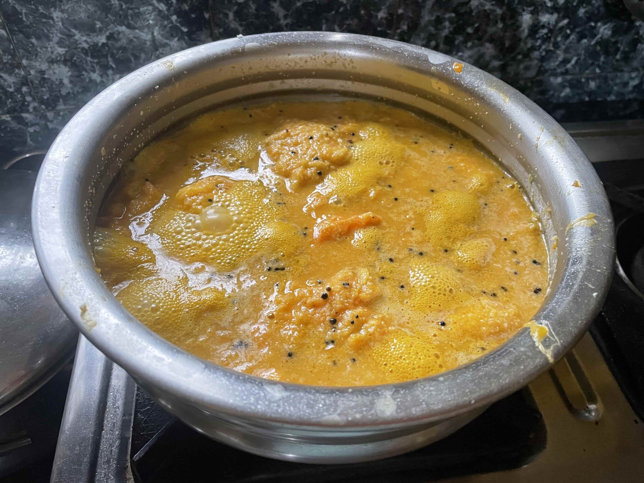 Ghotache sasav | Goan mango curry | Goan sweet mango curry – Pooja's ...
